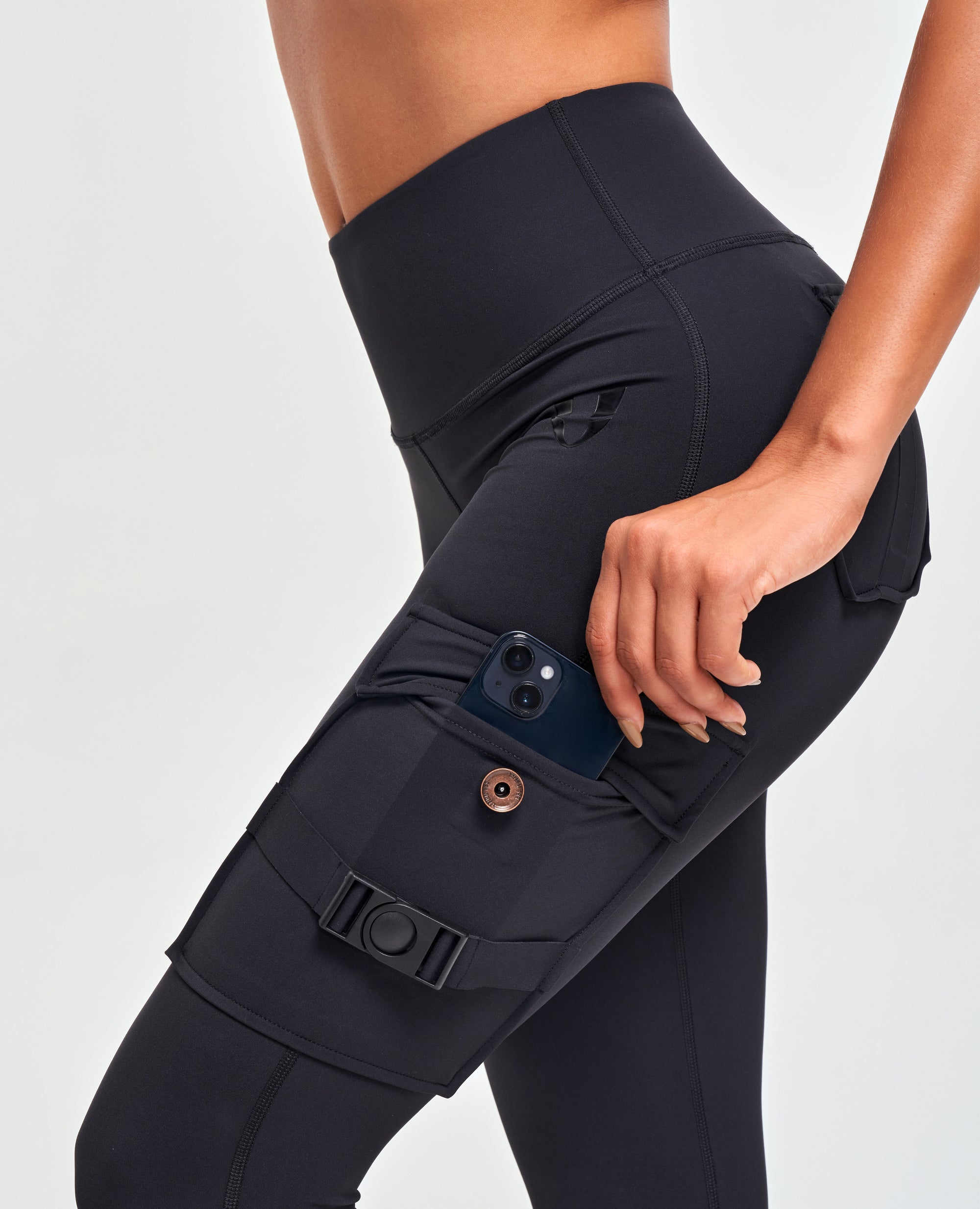 Gym Leggings with Pockets Black | Activewear | FIRM ABS